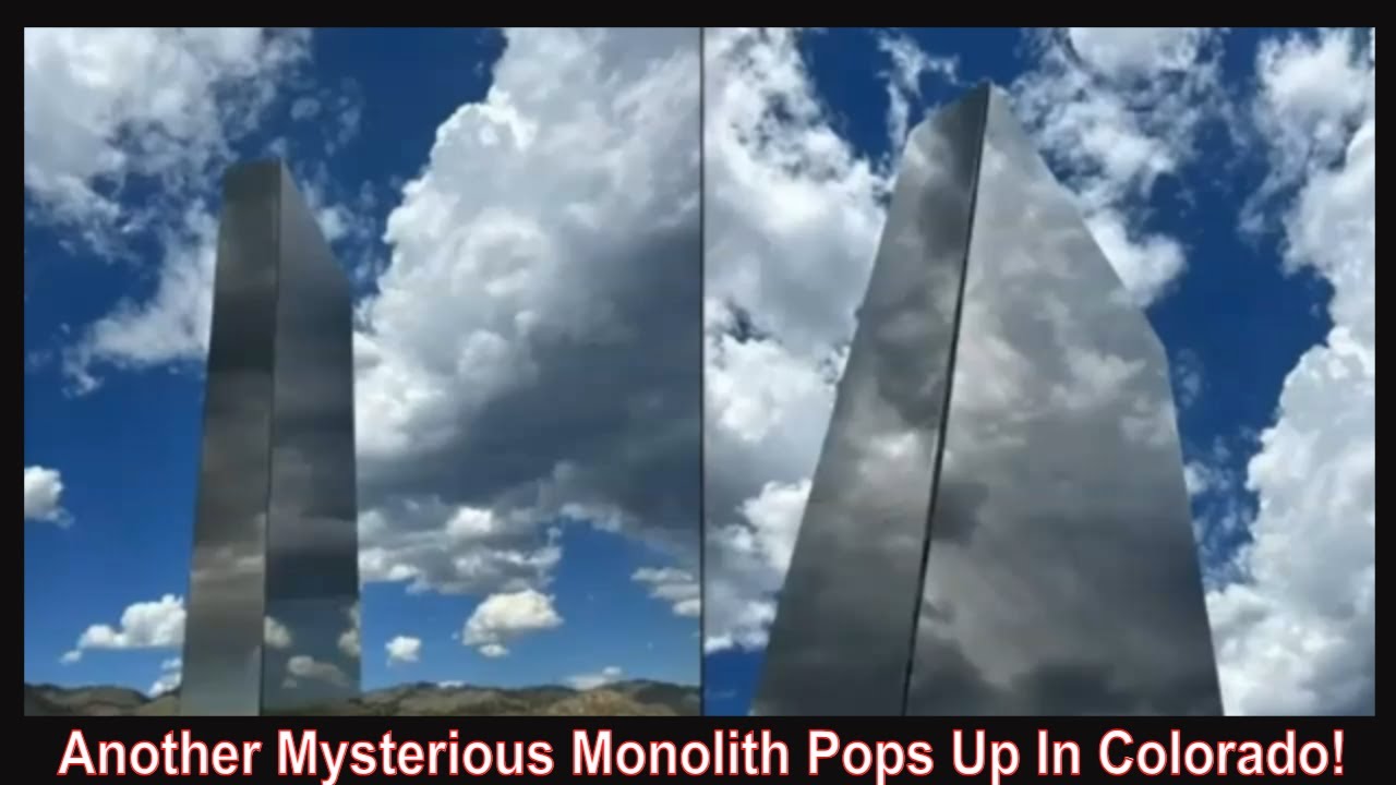 Another Mysterious Monolith Pops Up In Colorado! - YouTube