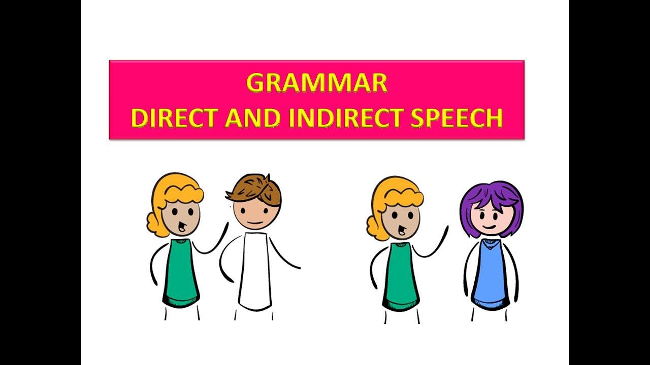 Grammar - Direct and Indirect Speech English grammar direct and English ...