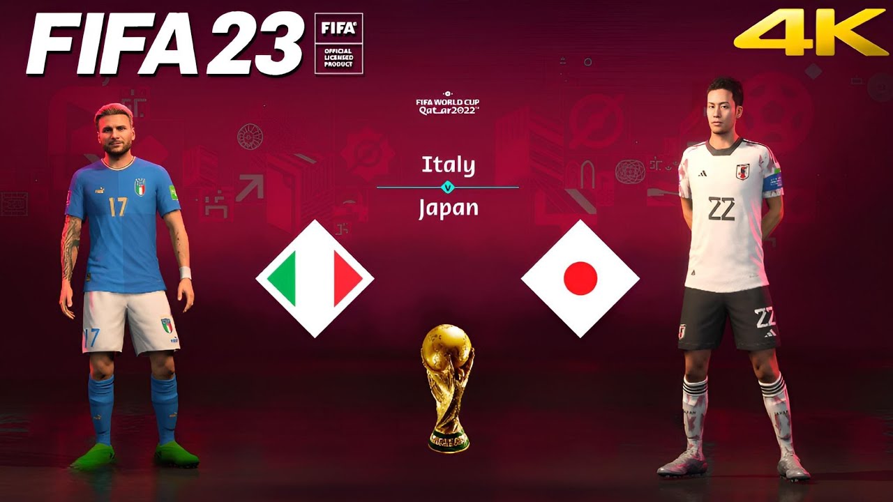 FIFA 23 - Italy vs. Japan - FIFA World Cup Qatar Final | PS5™ Gameplay ...