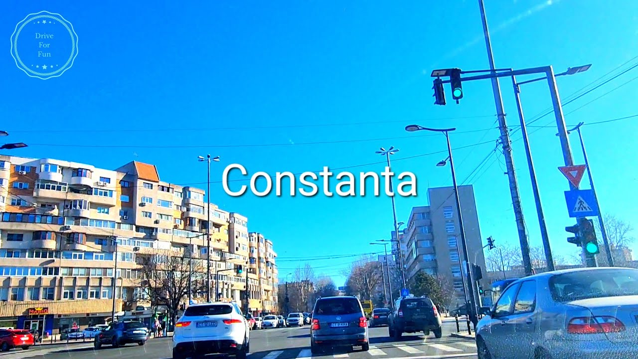 Welcome to Constanta - Driving on a Beautiful Sunny Day... - YouTube