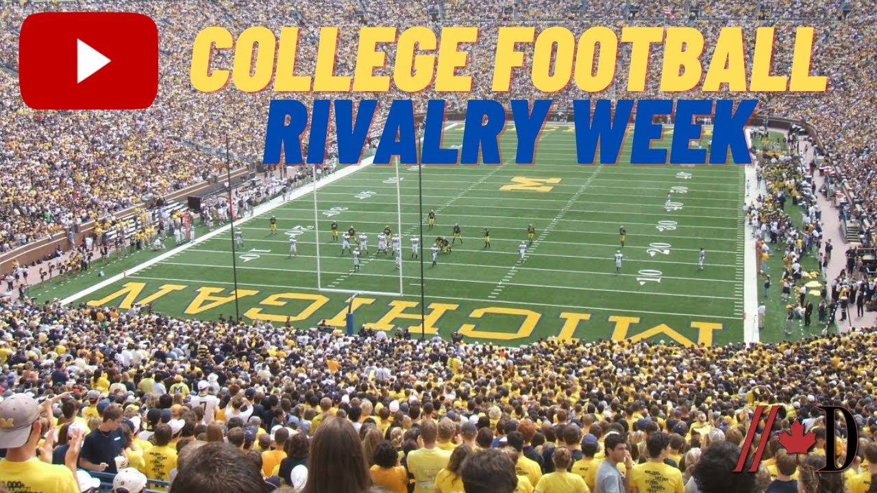 College Football RIVALRY WEEK - Games of the Week - YouTube