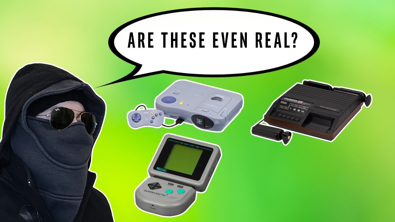 The world of OBSCURE and FORGOTTEN CONSOLES you didn't know existed ...