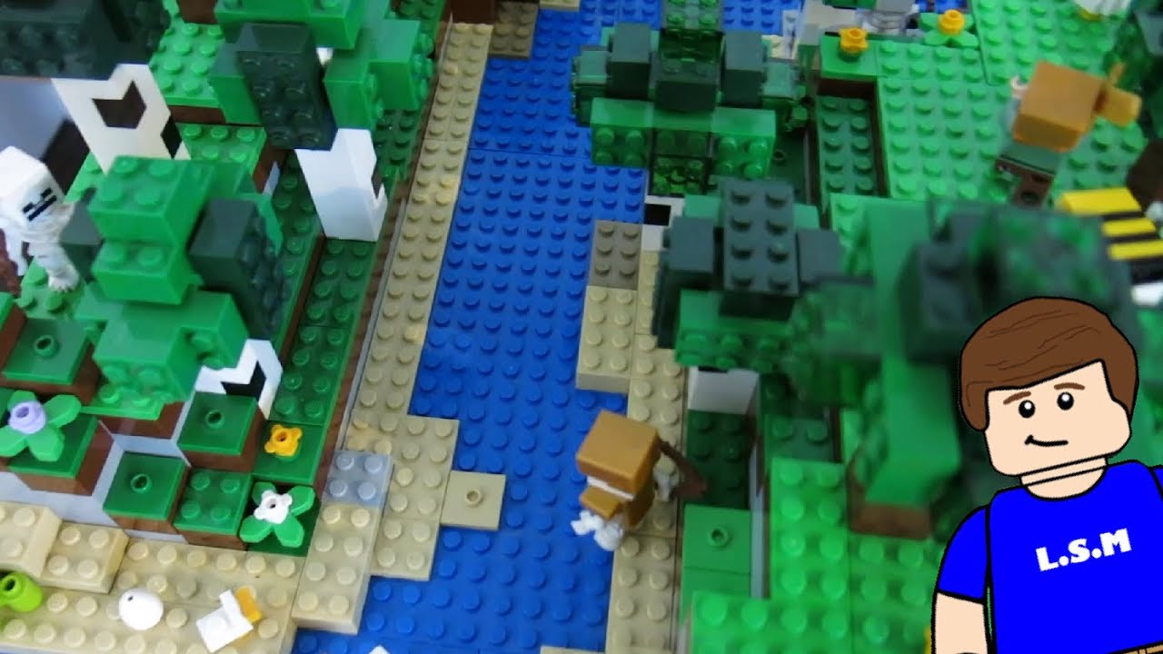 LEGO Minecraft world (full review) - YouTube