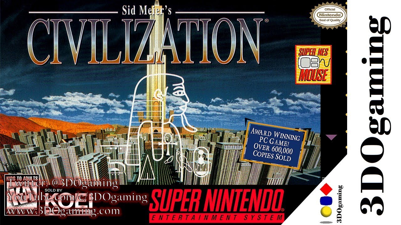 Sid Meier’s Civilization for the Super Nintendo | SNES - YouTube