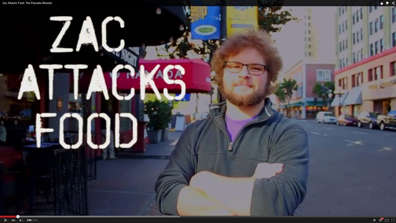 Zac Attacks Food: The Pancake Monster - YouTube