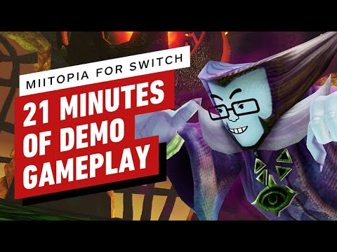 21 Minutes of Miitopia Nintendo Switch Demo Gameplay - YouTube