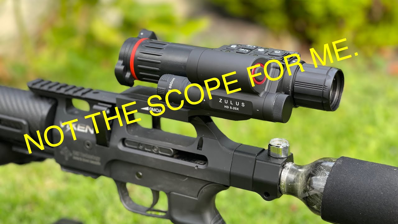 My first impression of the Zulus scope. & friendly chat #airgunning # ...