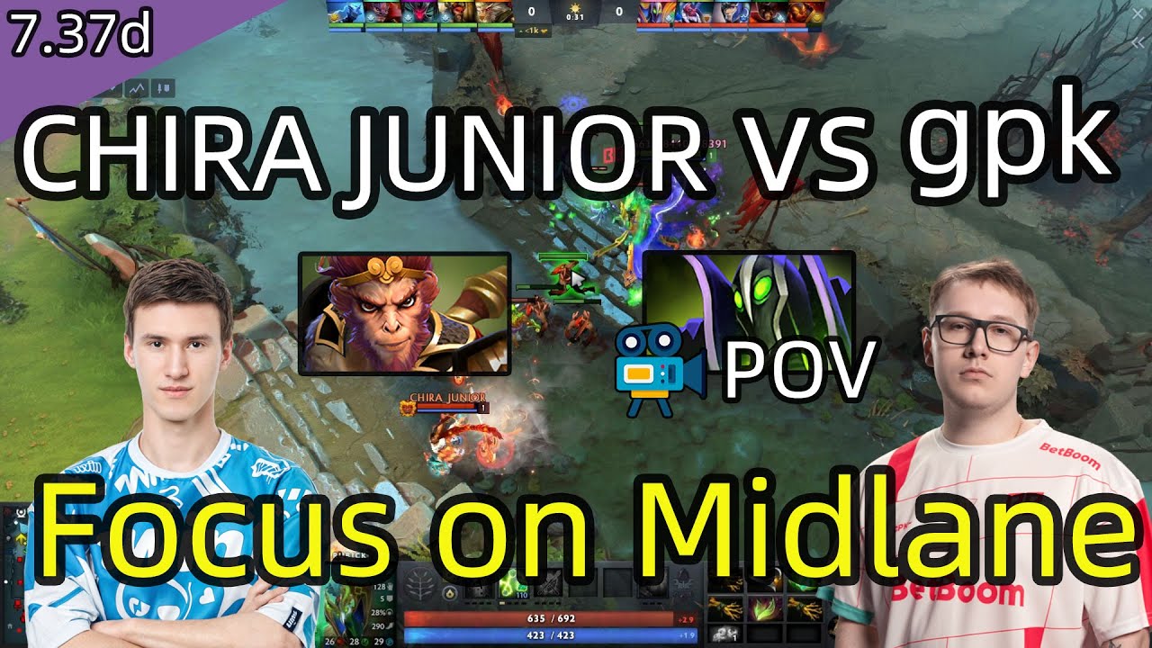 gpk Rubick VS CHIRA_JUNIOR Monkey King | Focus on Midlane | 7.37d - YouTube