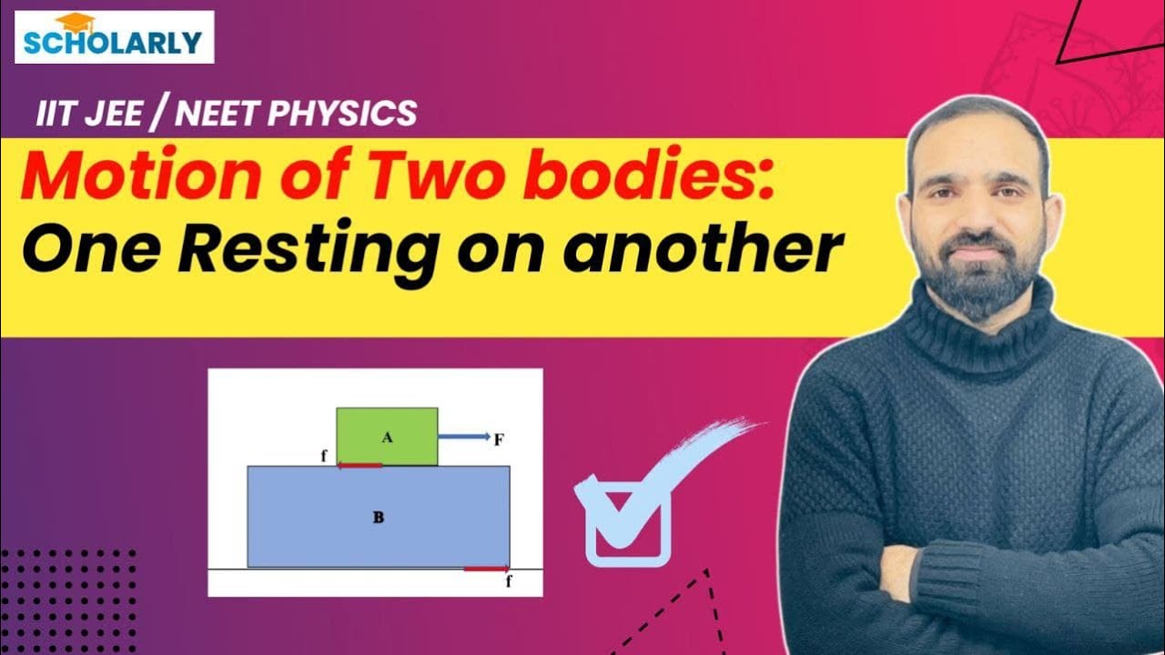 Motion of Two bodies: One Resting on another | Law Of Motion | Physics ...