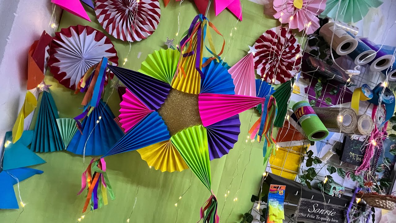 Rosetón Piñata 🪅 de NAVIDAD #floritere #manualidades #navidad - YouTube