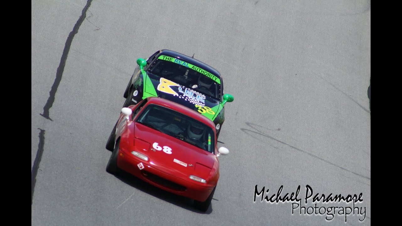 Jason Shulko bump drafting daytona speedway SCCA #2 - YouTube