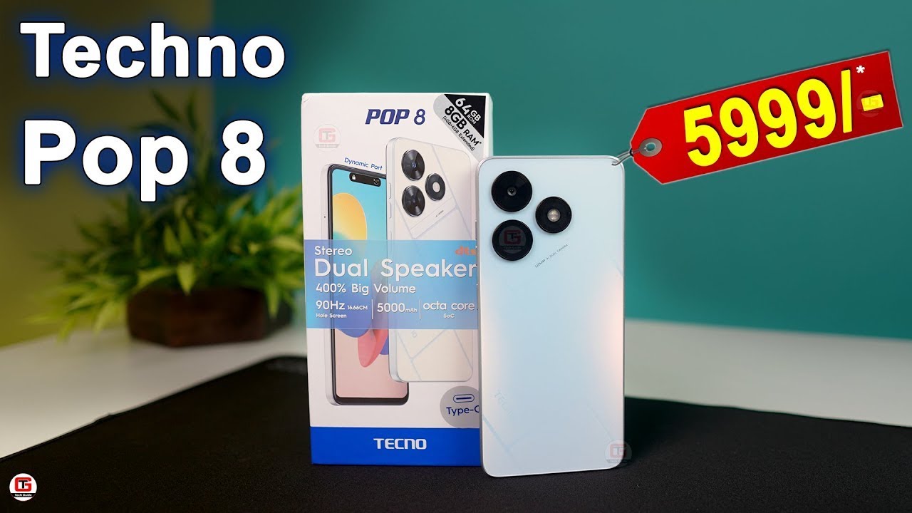 Tecno Pop 8 | Tecno Pop 8 Unboxing | Tecno Pop 8 Camera Test - YouTube