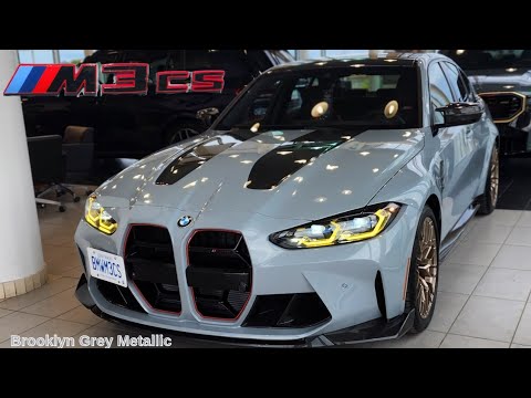 NEW ARRIVAL! 2024 BMW M3 CS Brooklyn Grey Metallic 1 0f 60 in Canada ...