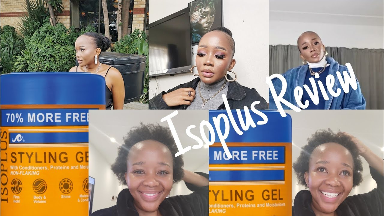R20 IsoPlus hair gel 24hrs review |How I sleek my natural hair into a ...