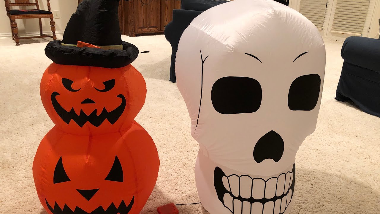 $5 Halloween Inflatables at Dollar Tree! Worth it or not? - YouTube