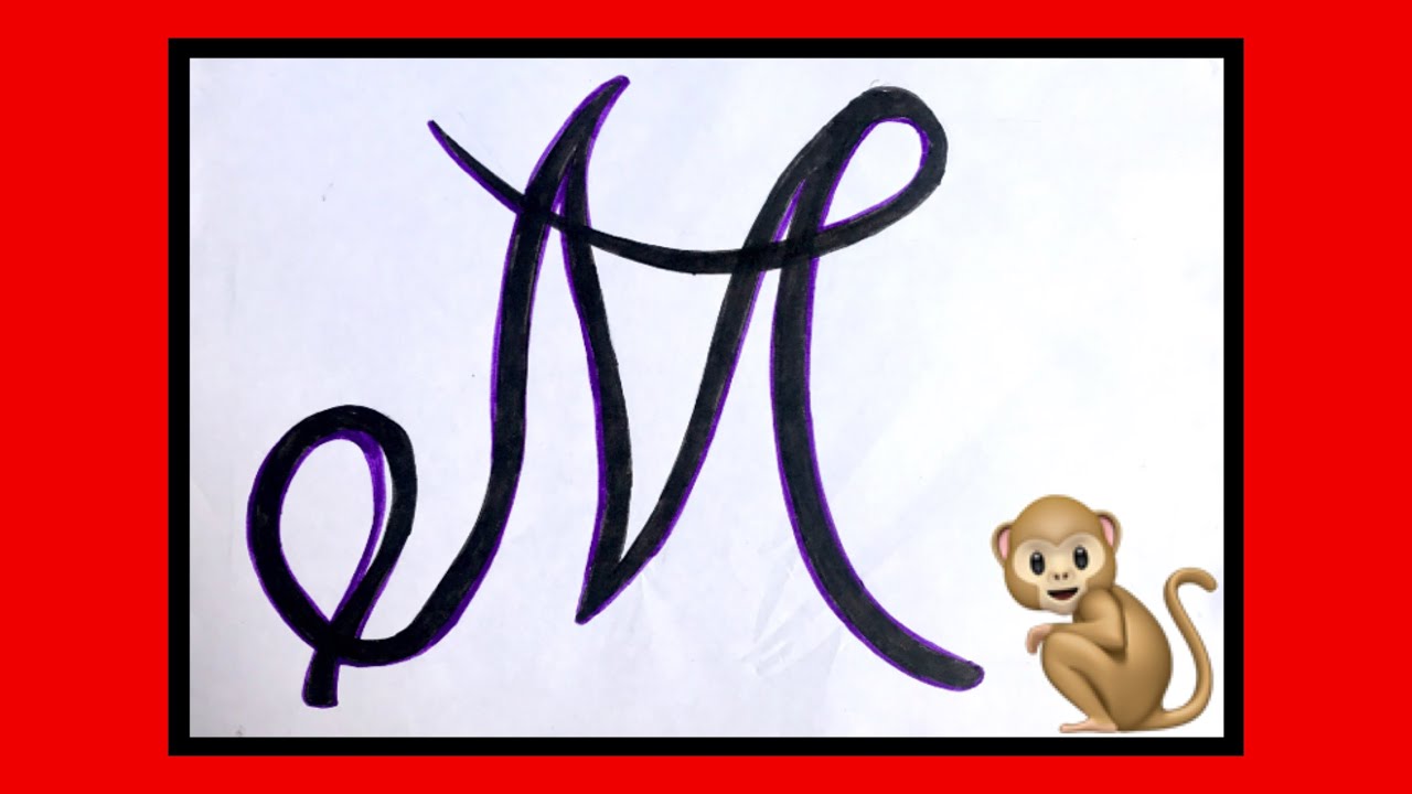 How to draw stylish M || stylish alphabet || Calligraphy || How to draw ...