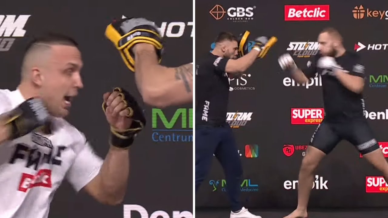 FAME 13: MEDIA TRENING JAKUB "JAPCZAN" PIOTROWICZ VS VS ROBERT PASUT ...