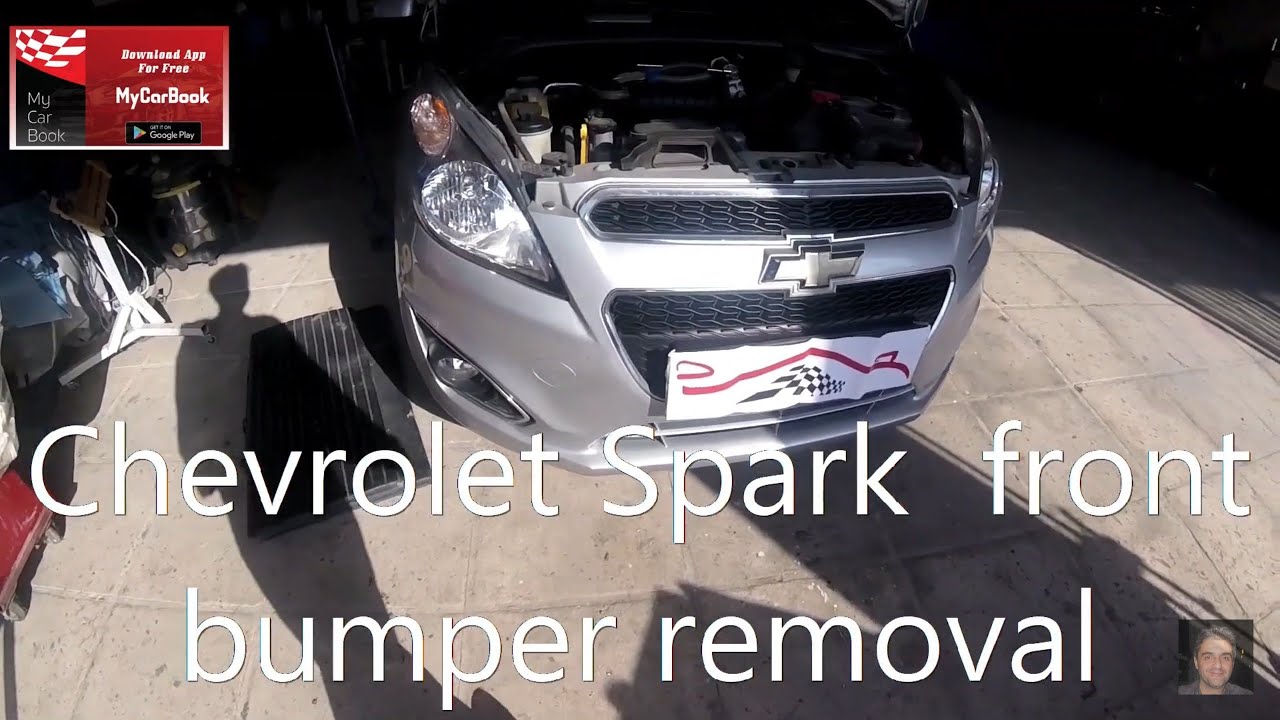 Chevrolet Spark 2009-2015 front bumper removal - YouTube