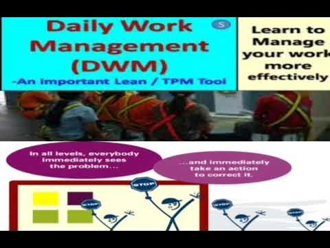 (DWM )Daily Work management दैनिक कार्य प्रबंधन केवल एक मिनट जानें - YouTube