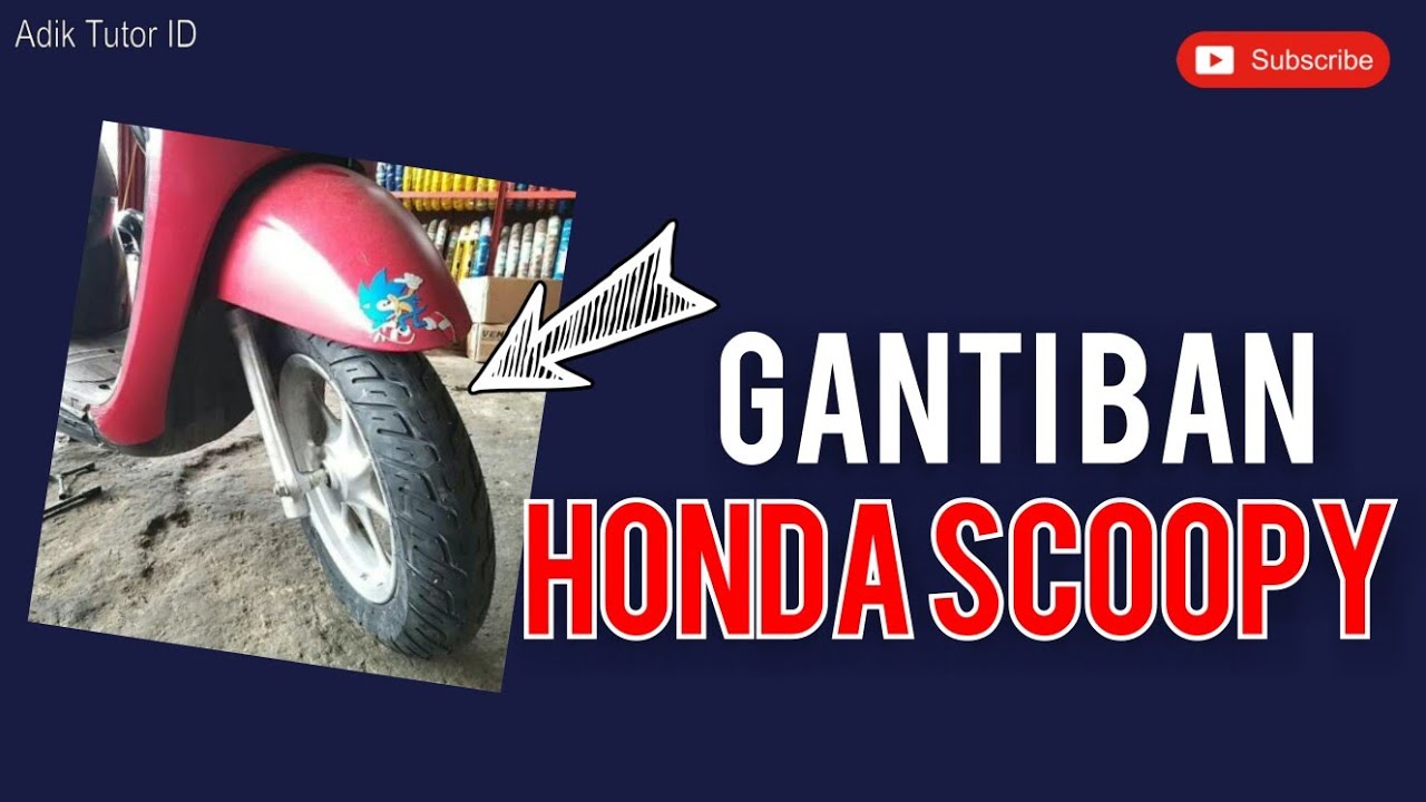 PEMASANGAN BAN FDR CITYGO UNTUK HONDA SCOOPY, UKURAN 100/90-12 DAN 110/ ...