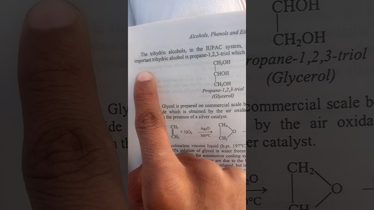 Polyhydric alcohol definition and physical properties - YouTube