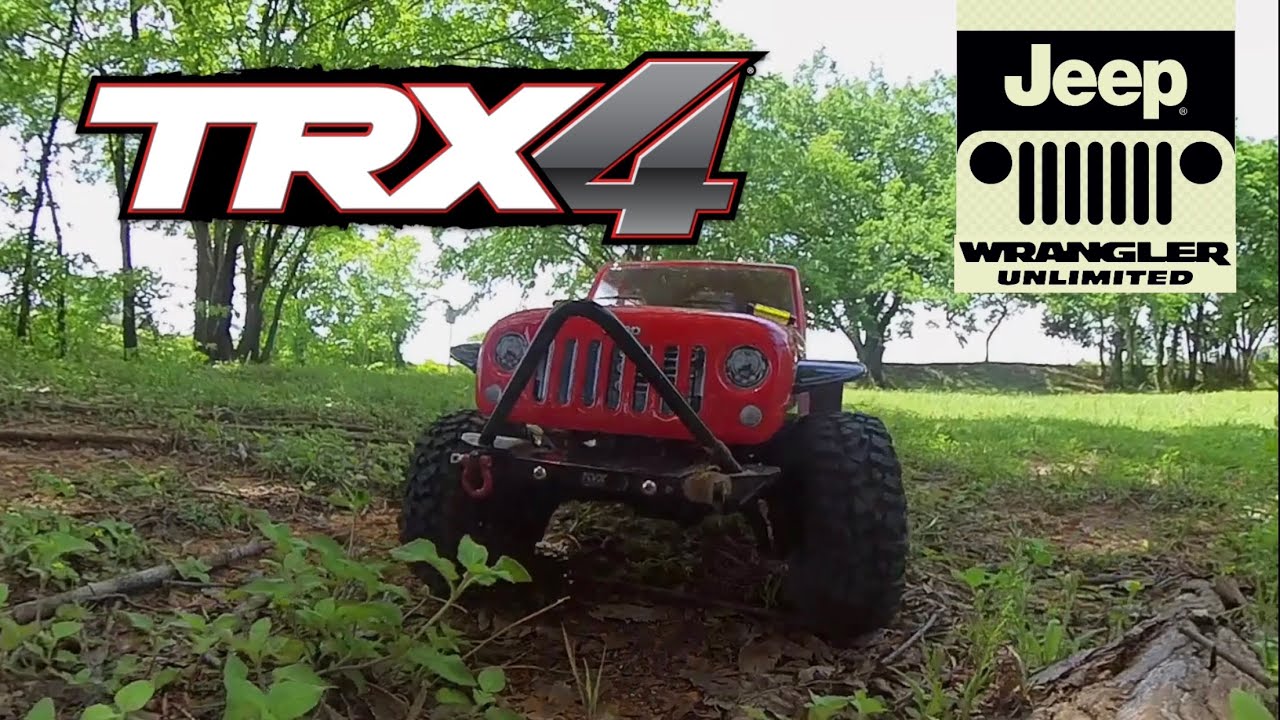 TRX4 Jeep Wrangler Unlimited trail ride #01 - YouTube