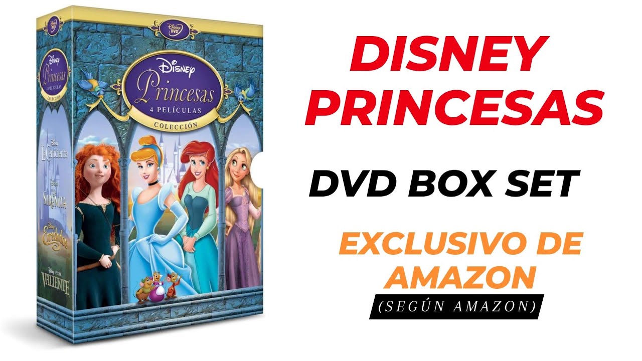 Disney Colección Princesas (4 Películas) DVD box set. UNBOXING. - YouTube