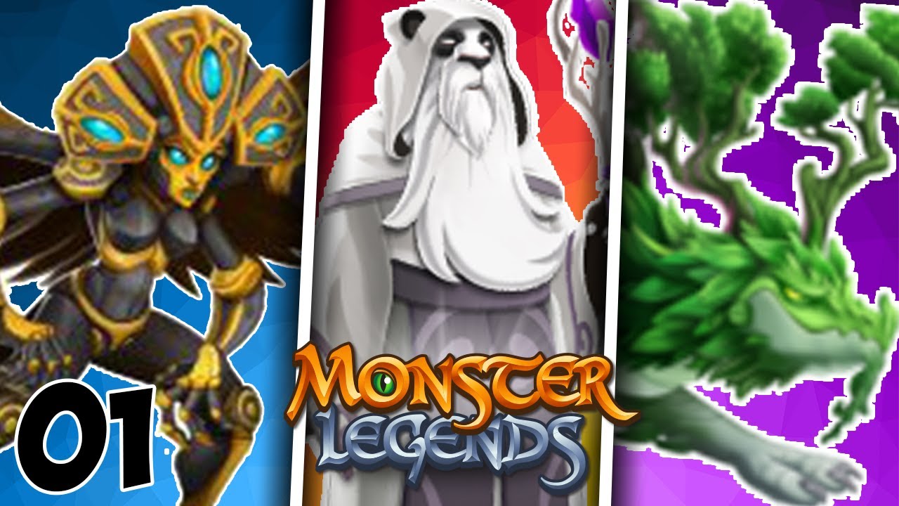 DREKK + OBSIDIANE + WHITE PANDALF - Retos en Monster Legends + Review ...