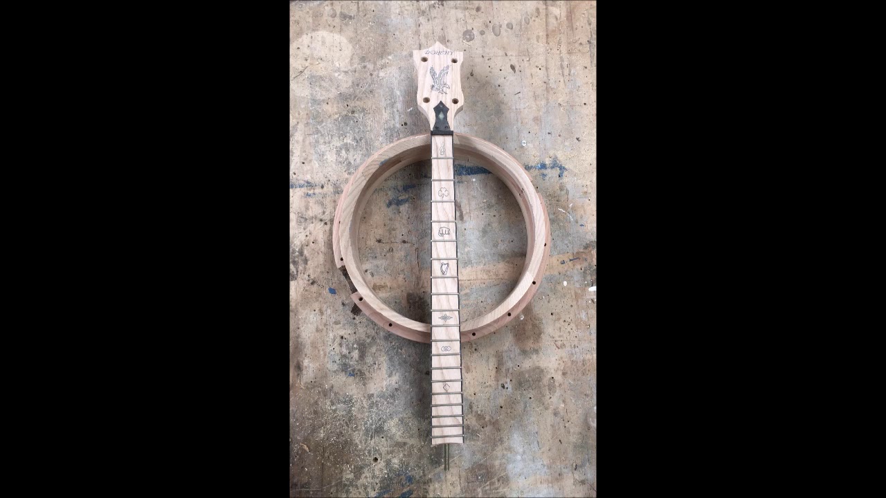 Banjo Neck and Pot Assembly 1 - YouTube