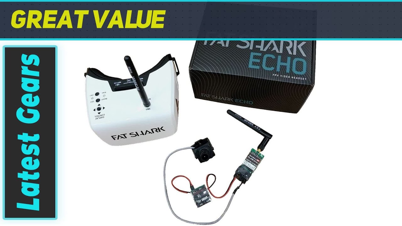 Fat Shark Recon Echo DVR FPV Goggles Combo - Ultimate Beginner's Choice ...