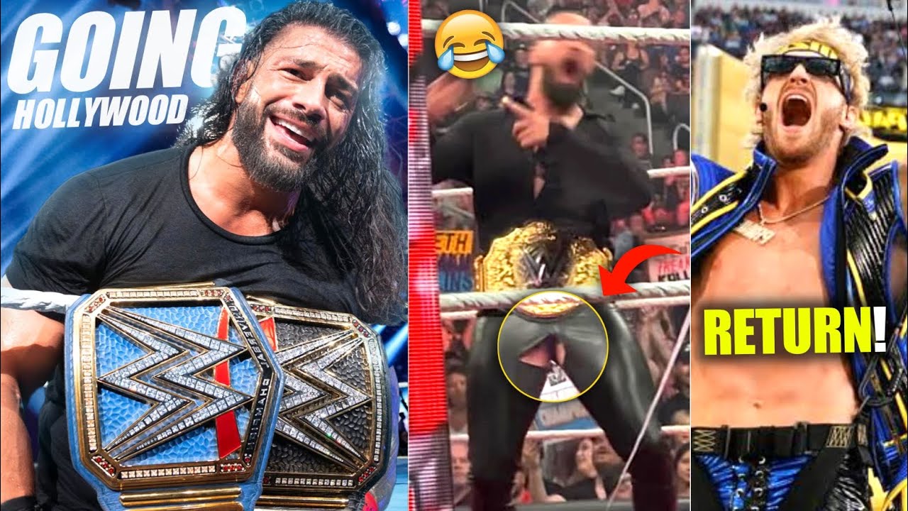 Roman Reigns GOING HOLLYWOOD !? | Seth Rollins RIPPED PANTS 😂, Logan ...