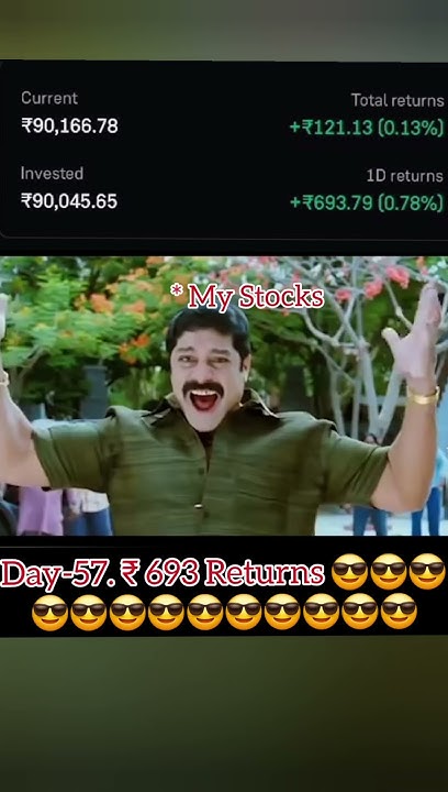 Day-57. ₹ 693 Returns 😎😎. Finally Got My Investment 😎. #shorts #trending #youtubeshorts # ...