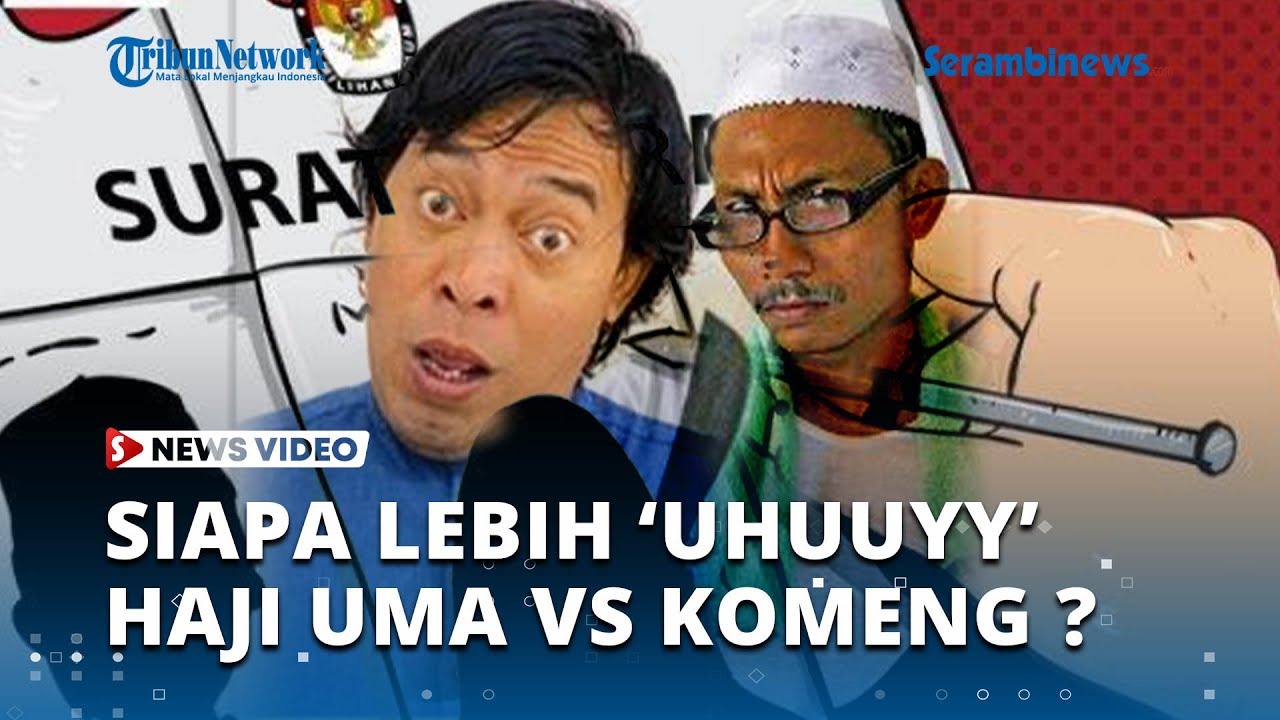 UHUY! Haji Uma Vs Komeng, Dua Komedian Raih Suara Terbanyak di DPD RI ...