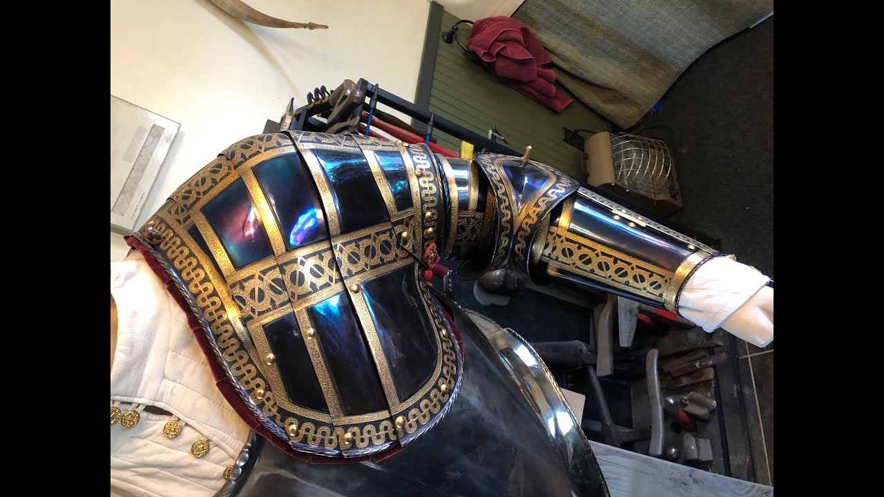 How I made my Greenwich armour: Creating capped rivets - YouTube
