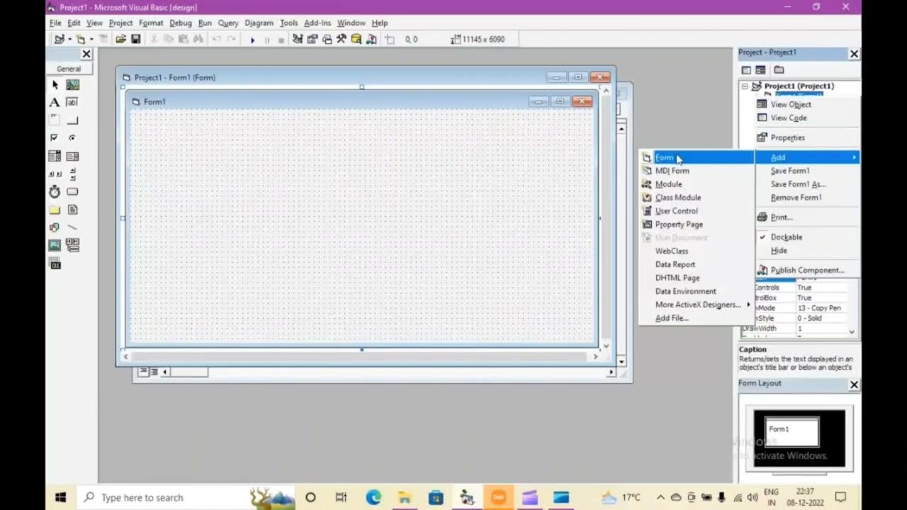 visual basic 6.0 IDE - YouTube