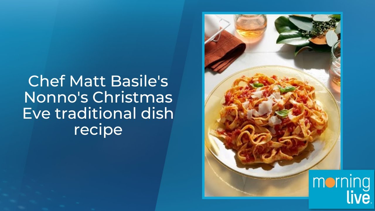 Chef Matt Basile's Nonno's Christmas Eve traditional dish recipe - YouTube