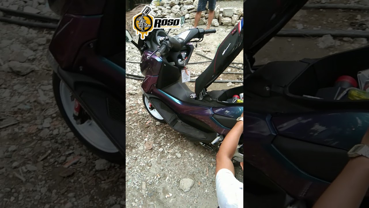 Yamaha NMAX - Chameleon paint K974 - YouTube