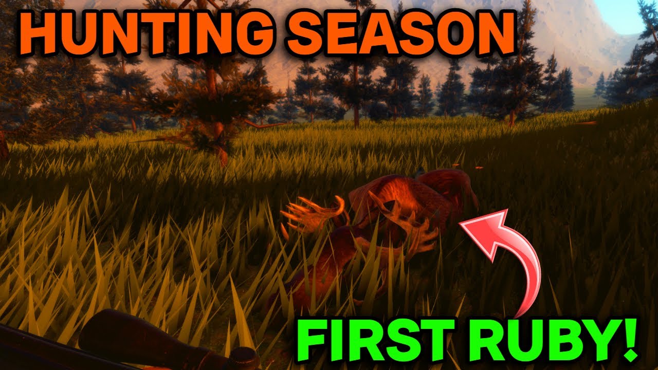 ROBLOX | Hunting Season | Binoculars, My First Ruby & More! - YouTube