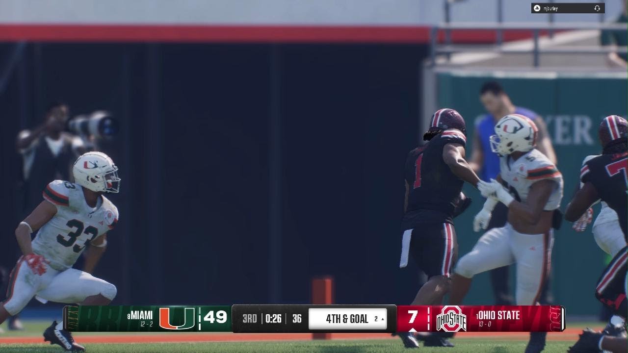 Cfb loss osu vs um - YouTube