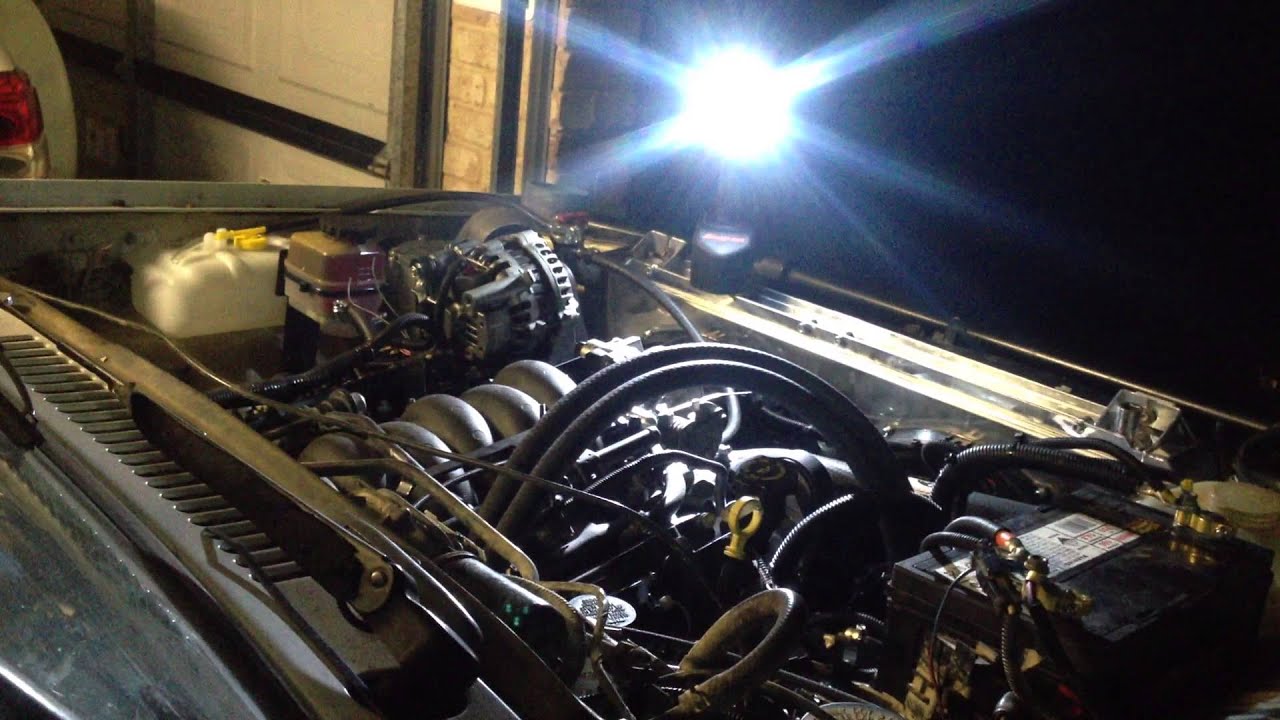 LS1 GQ Patrol first start up (headers only) - YouTube