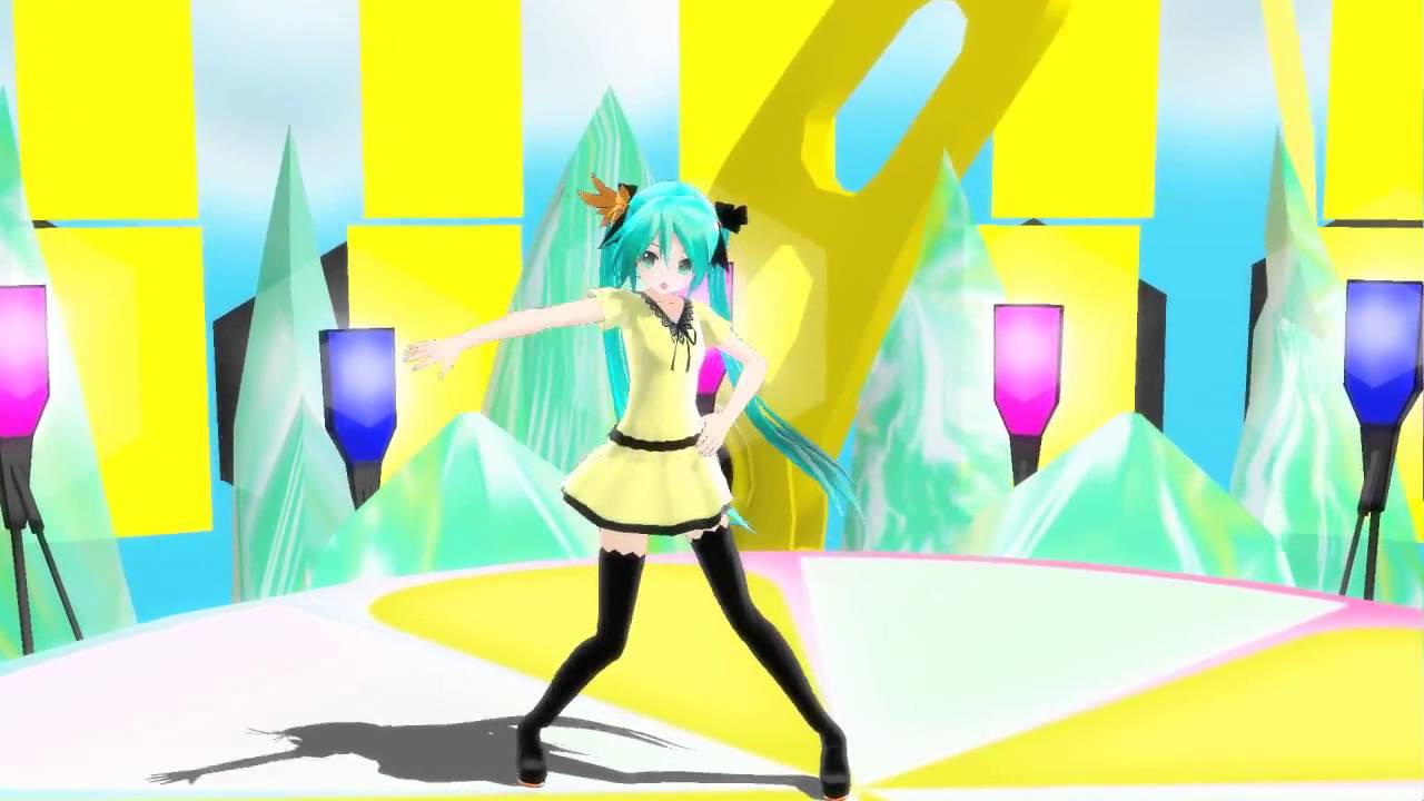HD - HATSUNE MIKU - YELLOW (MMD) - YouTube