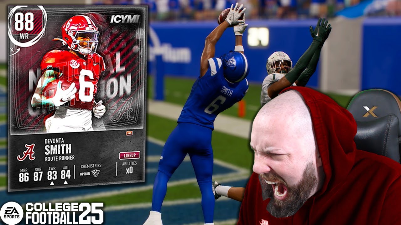 Devonta Smith Burns Everyone In College Football 25! - YouTube