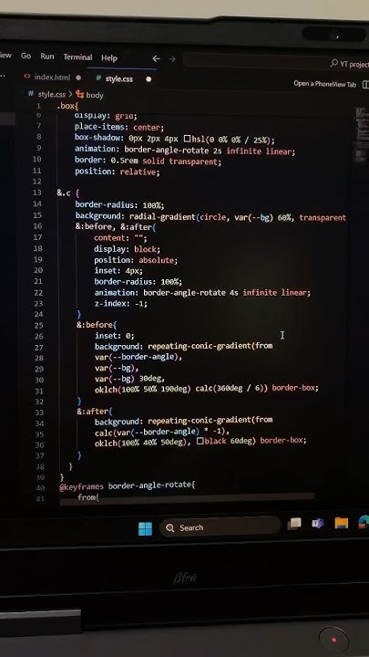 Border rotation | full video coming soon 🔜 #share #coding #codinglove #respect #python # ...