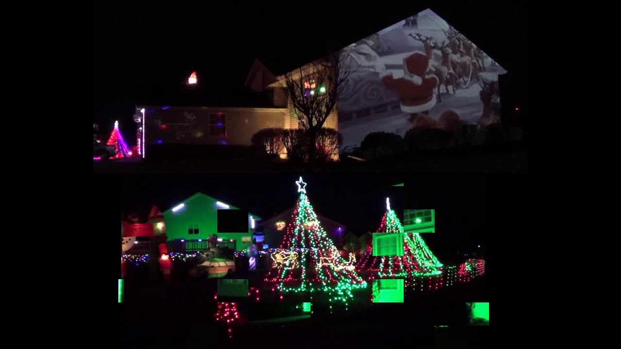 Rudolph the Red Nosed Reindeer Christmas Light Display - YouTube