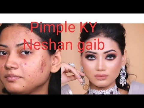 Makeup sy pimple KY Neshan gaib krny ka sahi Tareka pimple KY Neshan cover Kasey kriyn. - YouTube
