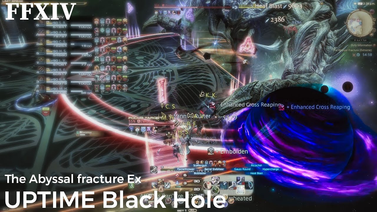 Uptime Black Hole | PF Strats for The Abyssal fracture Extreme | FFXIV ...