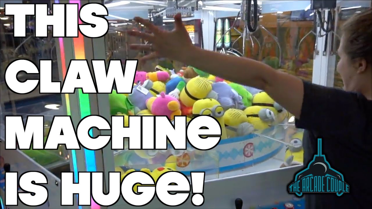 Check Out This HUGE Moving Castle Claw Machine! - YouTube
