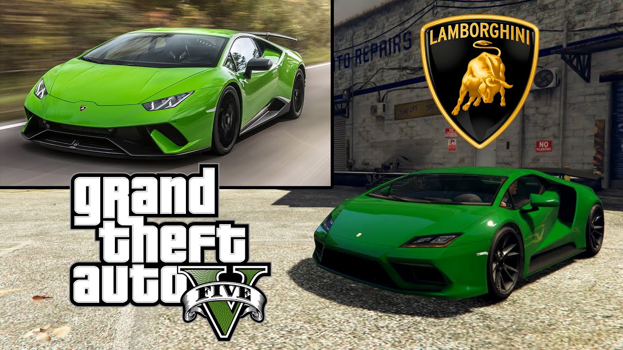 GTA V Cars in Real Life | Lamborghini 2021 - YouTube