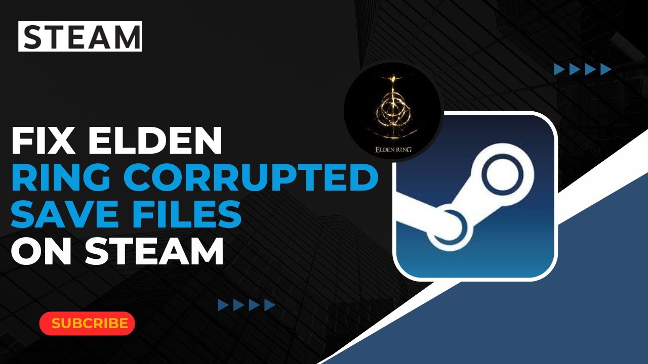 How To Fix Elden Ring Corrupted Save File Steam ! - YouTube