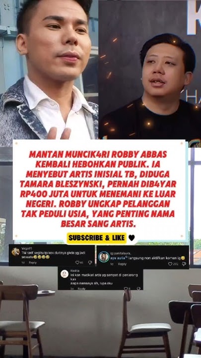 Robby Abbas Bongkar Tarif Fantastis Artis Inisial TB, Diduga Tamara Bleszynski! #terkini #artis ...